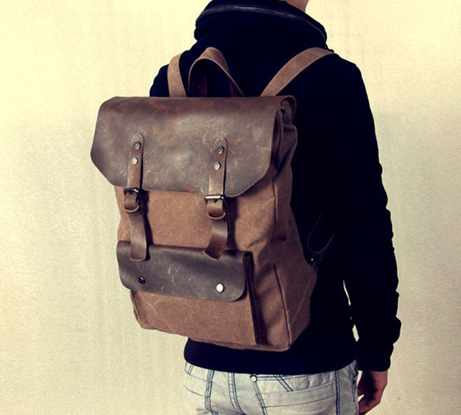 Backpack In Brown / Briefcase / Backpack / Messenger / Laptop / Men's ...